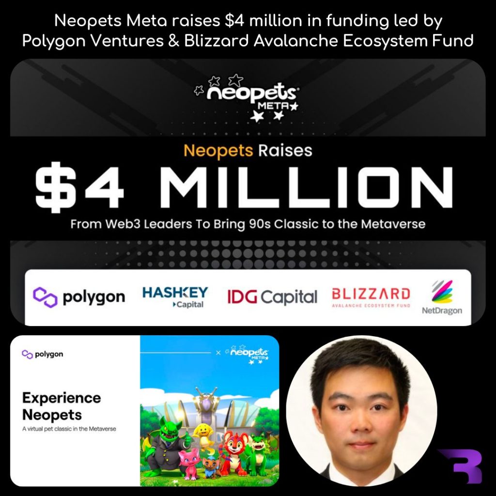 Neopets Meta Raised $4 Million In Funding Led By Polygon Ventures & Blizzard Avalanche Ecosystem ...